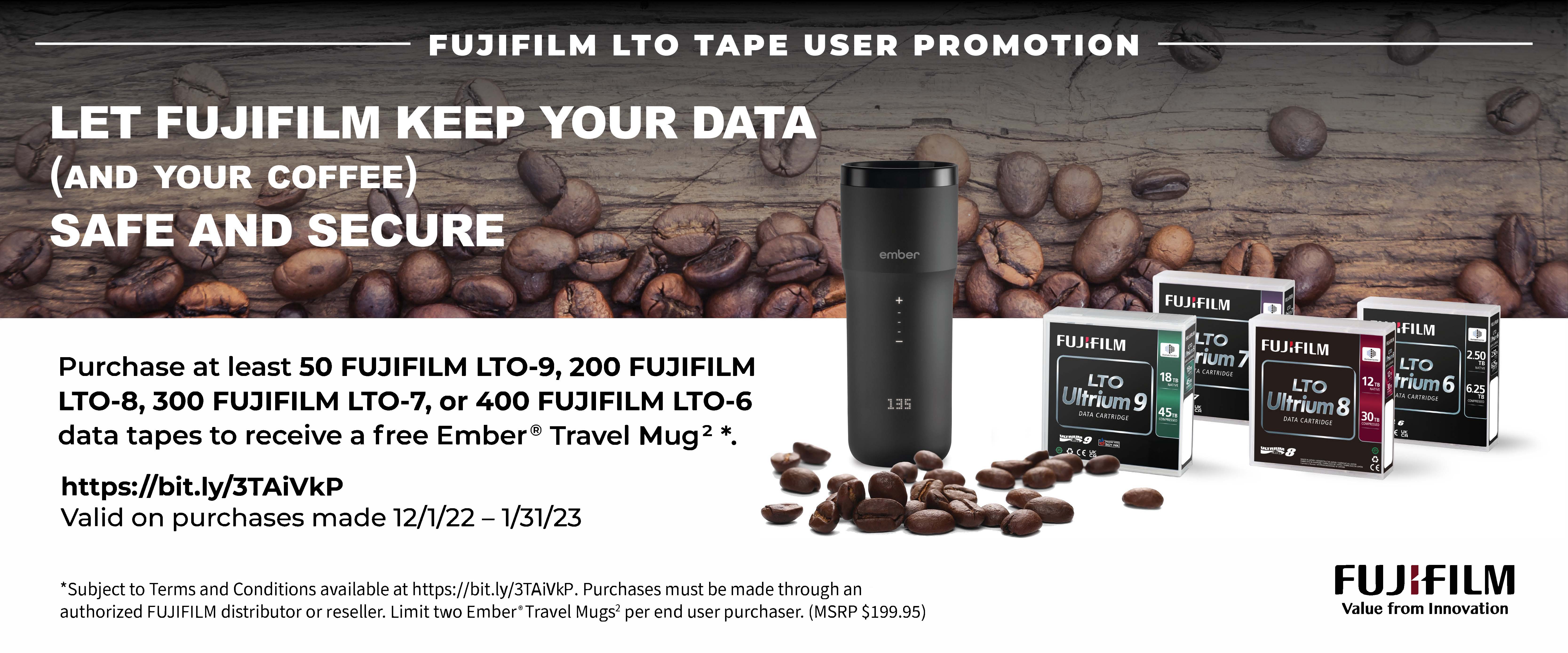 Fujifilm LTO 9, 8, 7 and 6 Tape Promotion